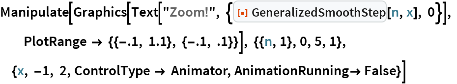 GeneralizedSmoothStep | Wolfram Function Repository