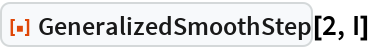 GeneralizedSmoothStep | Wolfram Function Repository