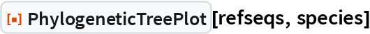 PhylogeneticTreePlot | Wolfram Function Repository