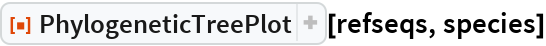 PhylogeneticTreePlot | Wolfram Function Repository