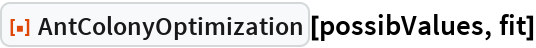 AntColonyOptimization | Wolfram Function Repository