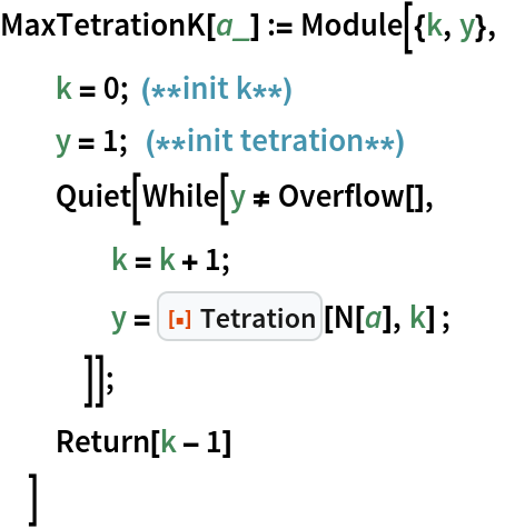 Tetration | Wolfram Function Repository