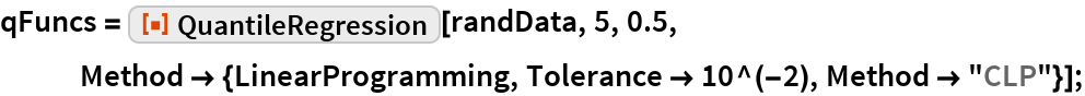 QuantileRegression | Wolfram Function Repository