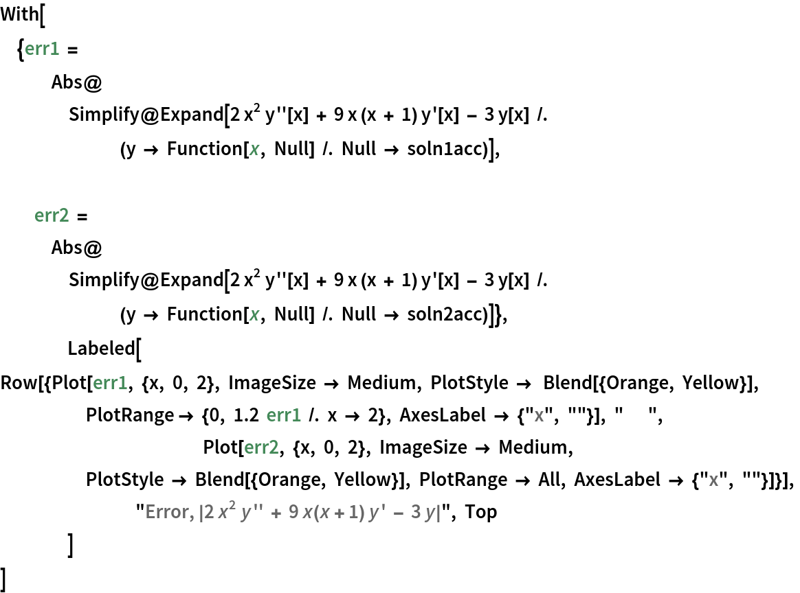 FrobeniusDSolve | Wolfram Function Repository
