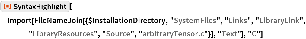 SyntaxHighlight | Wolfram Function Repository