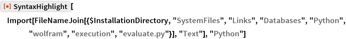 SyntaxHighlight | Wolfram Function Repository