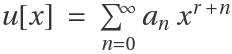 FrobeniusDSolveFormula | Wolfram Function Repository