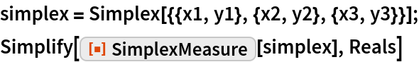 SimplexMeasure | Wolfram Function Repository