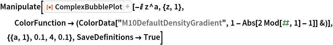 ComplexBubblePlot | Wolfram Function Repository