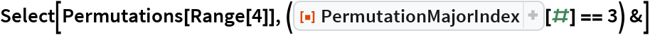 PermutationMajorIndex | Wolfram Function Repository