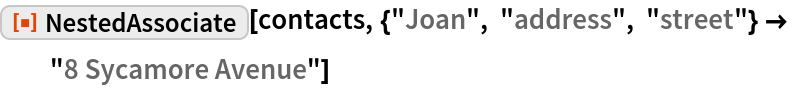 NestedAssociate | Wolfram Function Repository