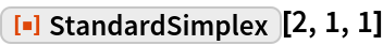 StandardSimplex | Wolfram Function Repository
