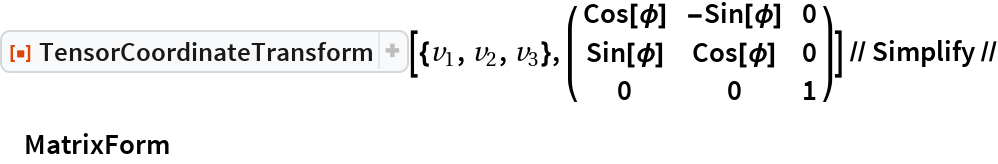 TensorCoordinateTransform | Wolfram Function Repository