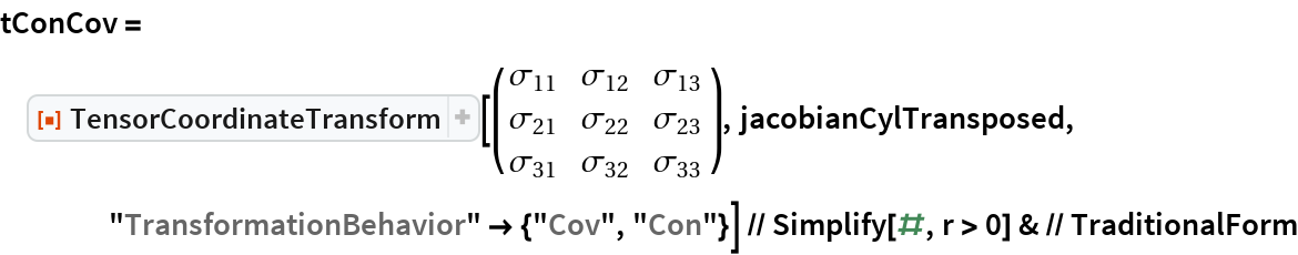 TensorCoordinateTransform | Wolfram Function Repository