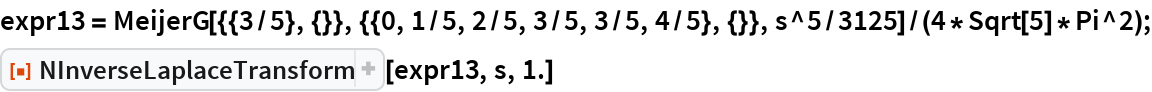NInverseLaplaceTransform | Wolfram Function Repository