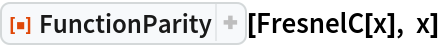 FunctionParity | Wolfram Function Repository