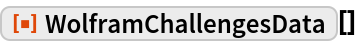 WolframChallengesData | Wolfram Function Repository