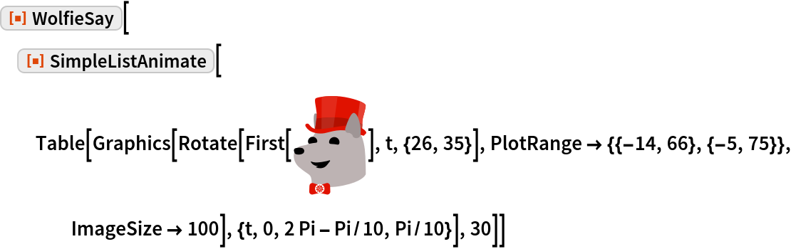 WolfieSay | Wolfram Function Repository