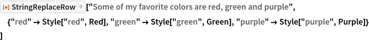 StringReplaceRow | Wolfram Function Repository