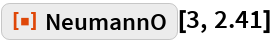 NeumannO | Wolfram Function Repository