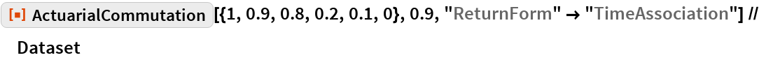 ActuarialCommutation | Wolfram Function Repository