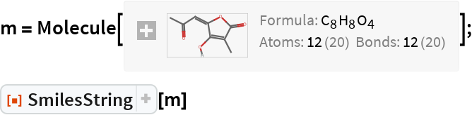 SmilesString | Wolfram Function Repository