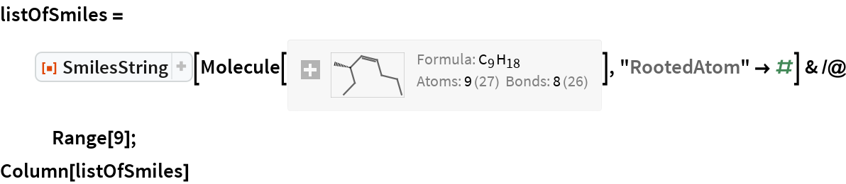 SmilesString | Wolfram Function Repository