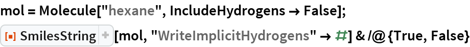 SmilesString | Wolfram Function Repository