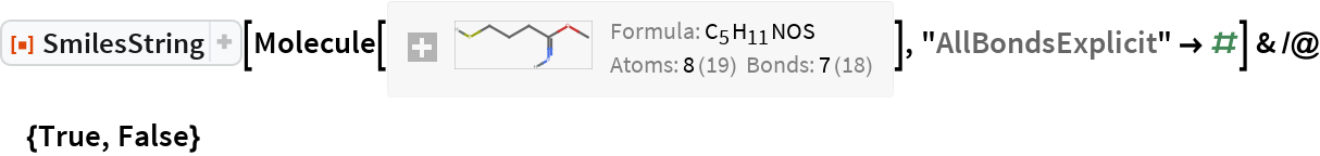 SmilesString | Wolfram Function Repository
