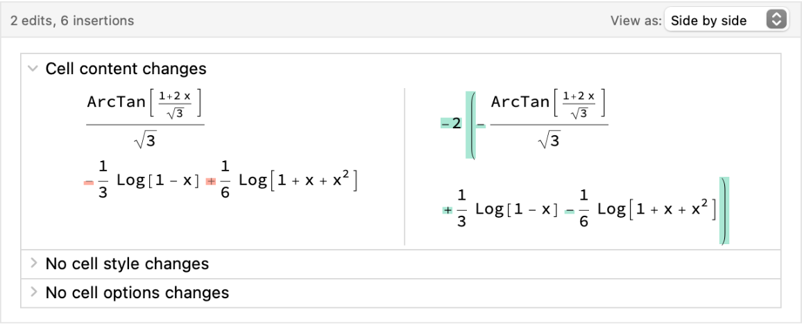 DiffTools | Wolfram Language Paclet Repository