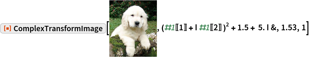 ComplexTransformImage | Wolfram Function Repository