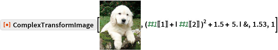 ComplexTransformImage | Wolfram Function Repository
