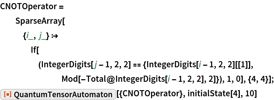 QuantumTensorAutomaton | Wolfram Function Repository