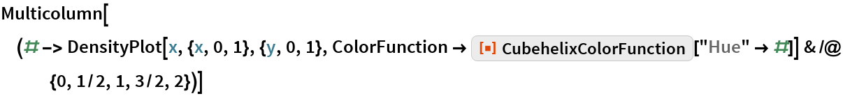 CubehelixColorFunction | Wolfram Function Repository