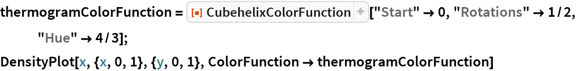 CubehelixColorFunction | Wolfram Function Repository