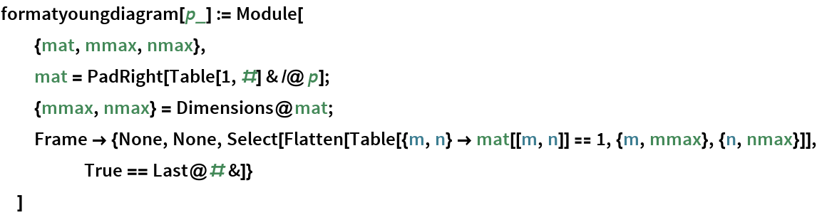 HookLengths | Wolfram Function Repository