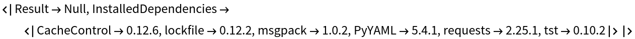 PythonEvaluateWithDependencies | Wolfram Function Repository