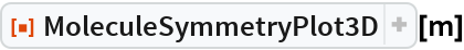 MoleculeSymmetryPlot3D | Wolfram Function Repository