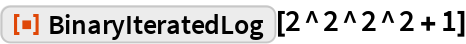 BinaryIteratedLog | Wolfram Function Repository