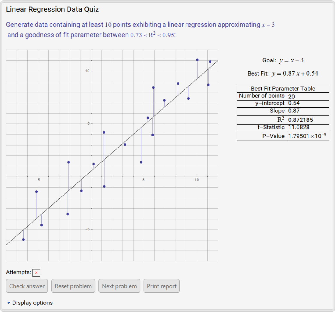 LinearRegressionDataQuiz | Wolfram Function Repository