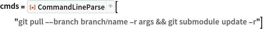 CommandLineParse | Wolfram Function Repository