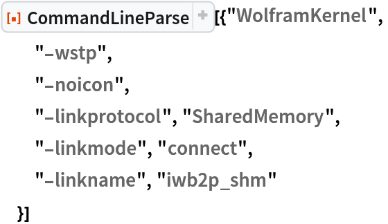 CommandLineParse | Wolfram Function Repository
