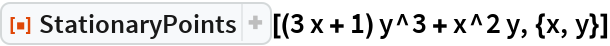 StationaryPoints | Wolfram Function Repository