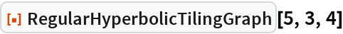 RegularHyperbolicTilingGraph | Wolfram Function Repository