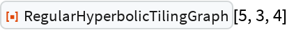 RegularHyperbolicTilingGraph | Wolfram Function Repository