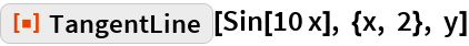TangentLine | Wolfram Function Repository