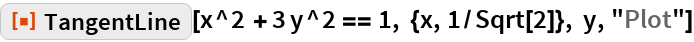 TangentLine | Wolfram Function Repository