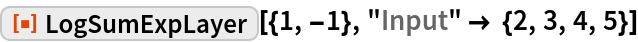 LogSumExpLayer | Wolfram Function Repository