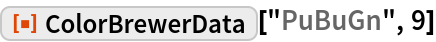 ColorBrewerData | Wolfram Function Repository