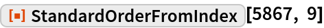 StandardOrderFromIndex | Wolfram Function Repository